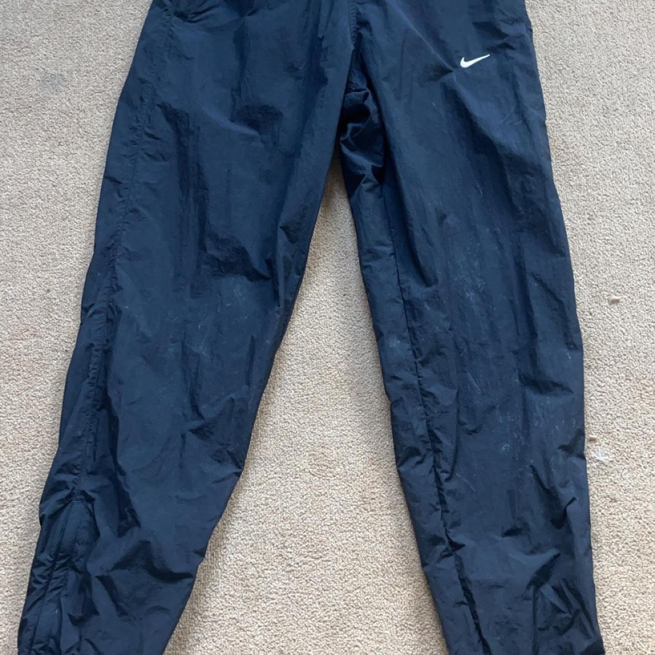 nike nrg retro track pants black - Depop