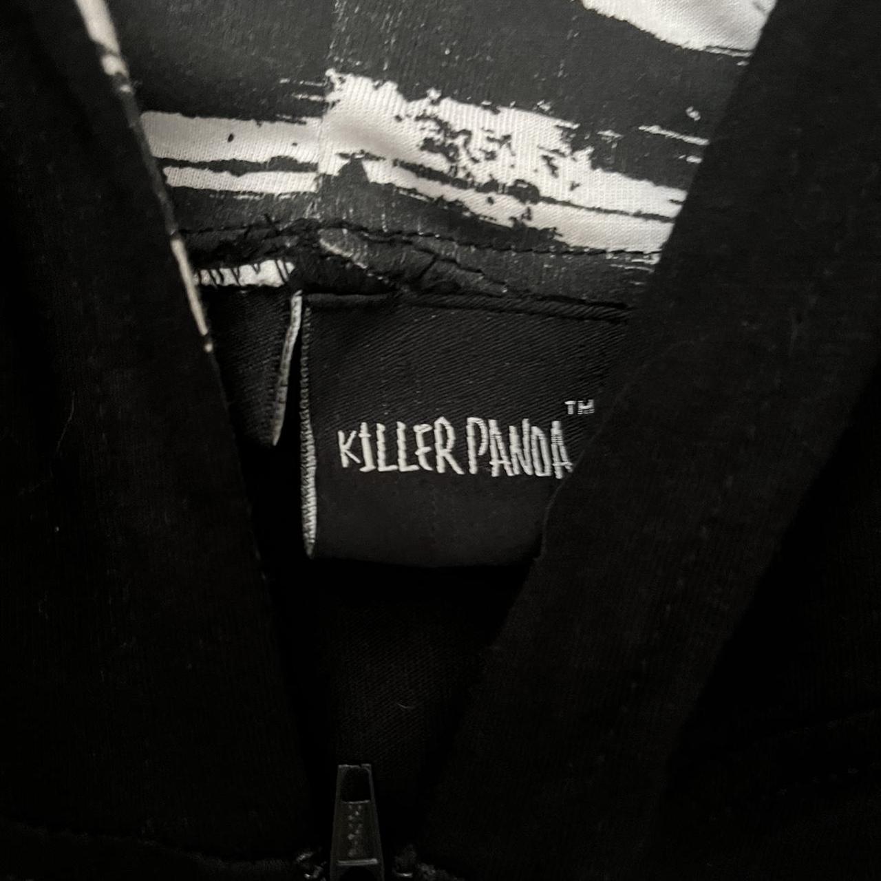 Black and white Killer panda hoodie Trading for... | Depop