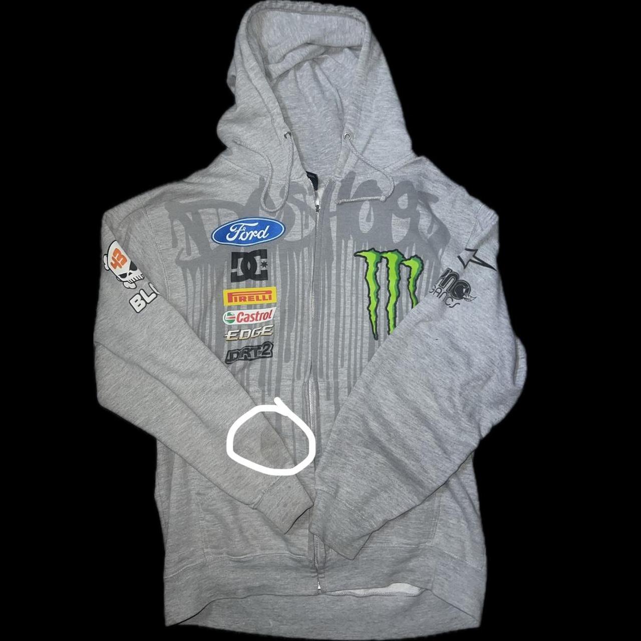 super sick and rare ken block dc hoodie size medium... - Depop