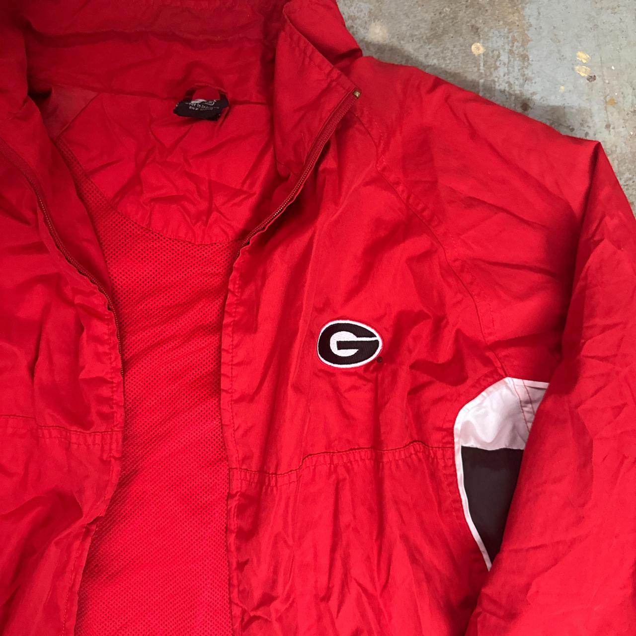 Red and black vintage Georgia Bulldogs Starter... - Depop