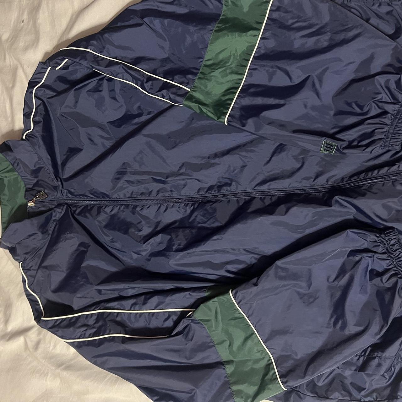 Blue and Green Wilson Jacket - Depop