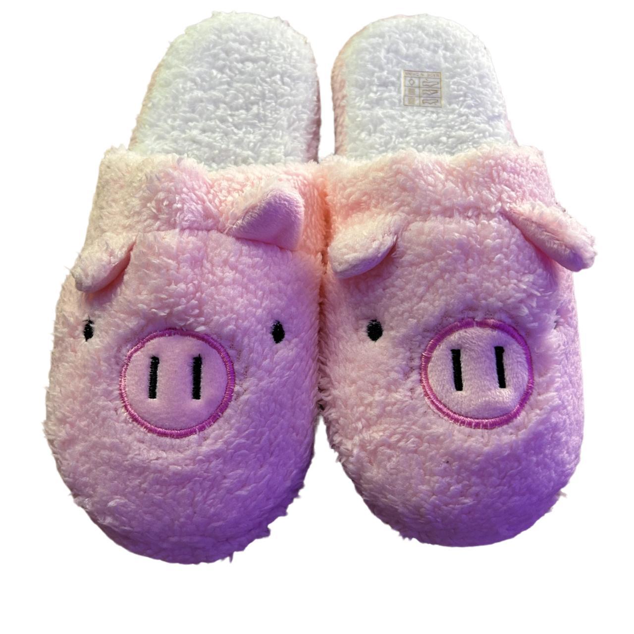 Pig Slippers These adorable pink slip-on slippers... - Depop