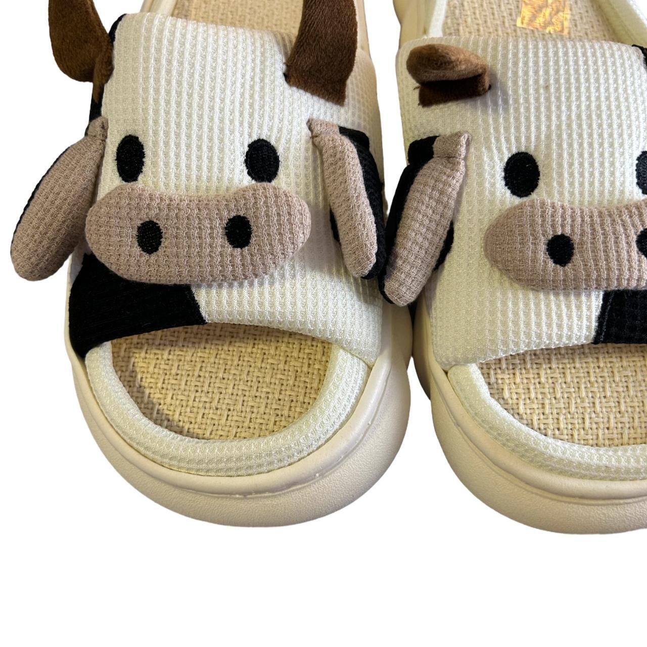 Cow Slides | Women's Size 8-8.5 Step into comfort... - Depop