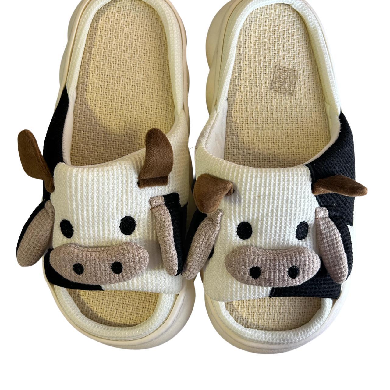 Cow Slides | Women's Size 8-8.5 Step into comfort... - Depop