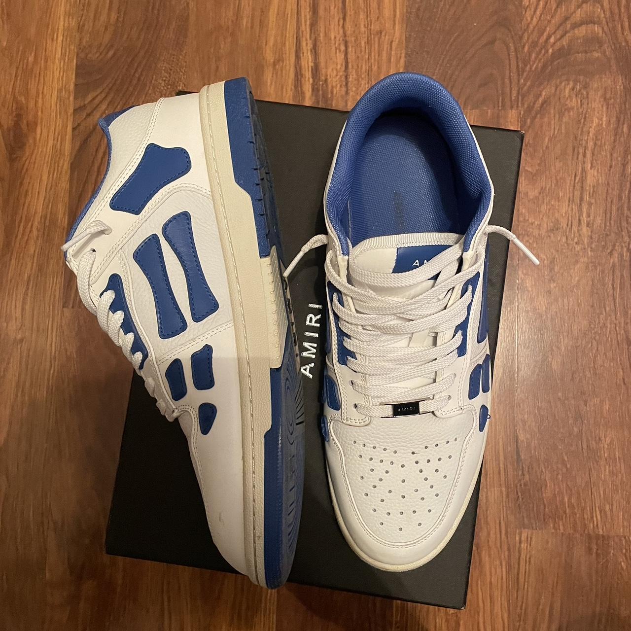 blue skeleton amiris worn once - Depop