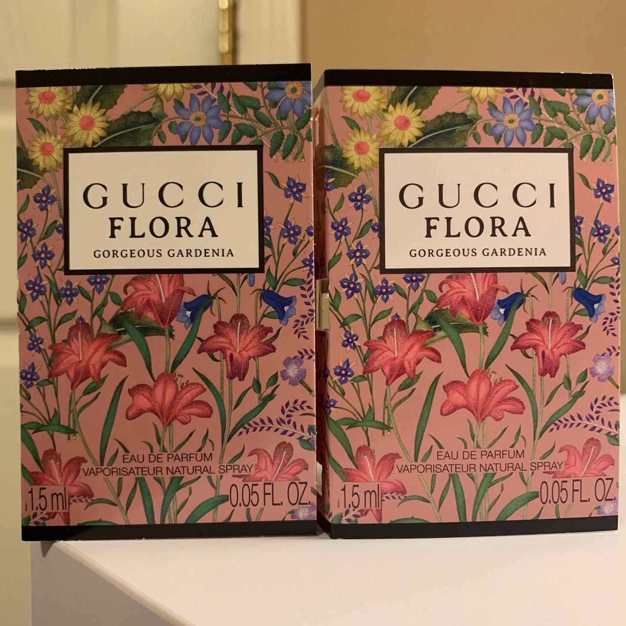 NEW Set Of 2 Gucci Flora Gorgeous Gardenia Samples... - Depop