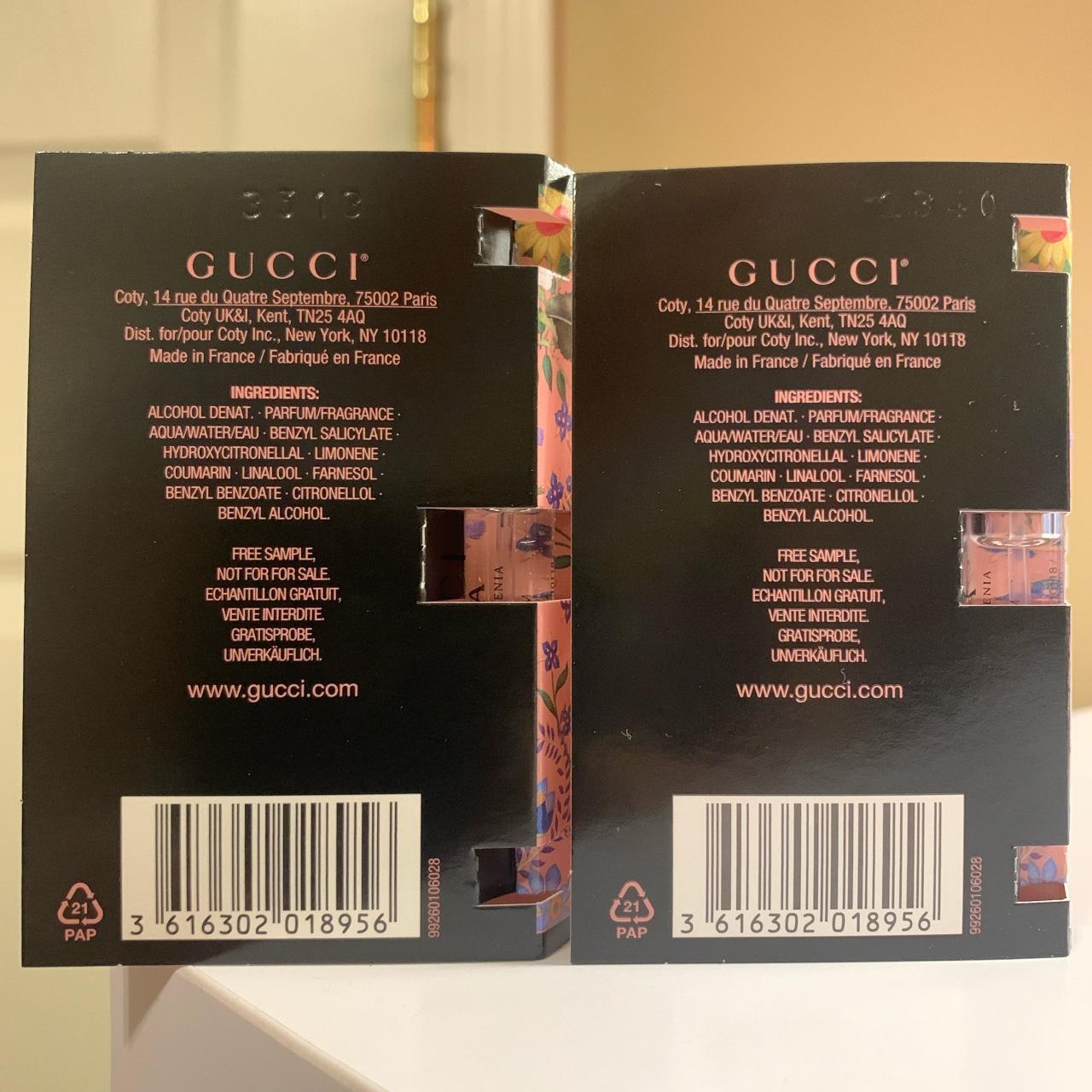 NEW Set Of 2 Gucci Flora Gorgeous Gardenia Samples... - Depop