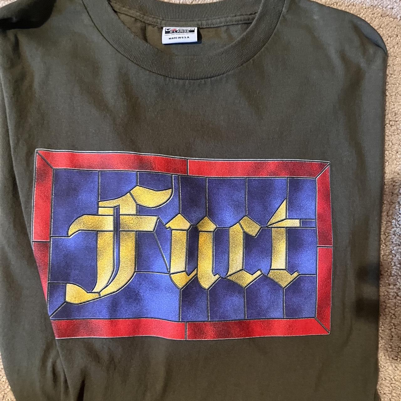“AUTHENTIC” FUCT CATHEDRAL STAINED GLASS SHORT... - Depop