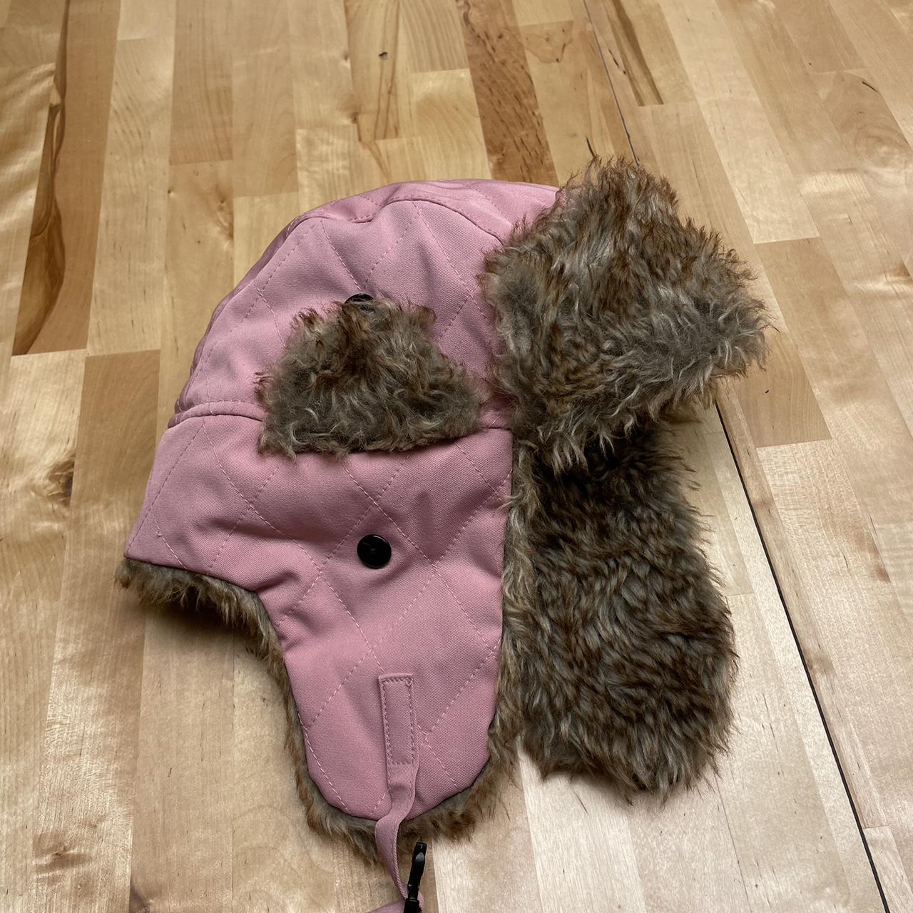 Crazy Hard Pink Trapper Hat from the... - Depop