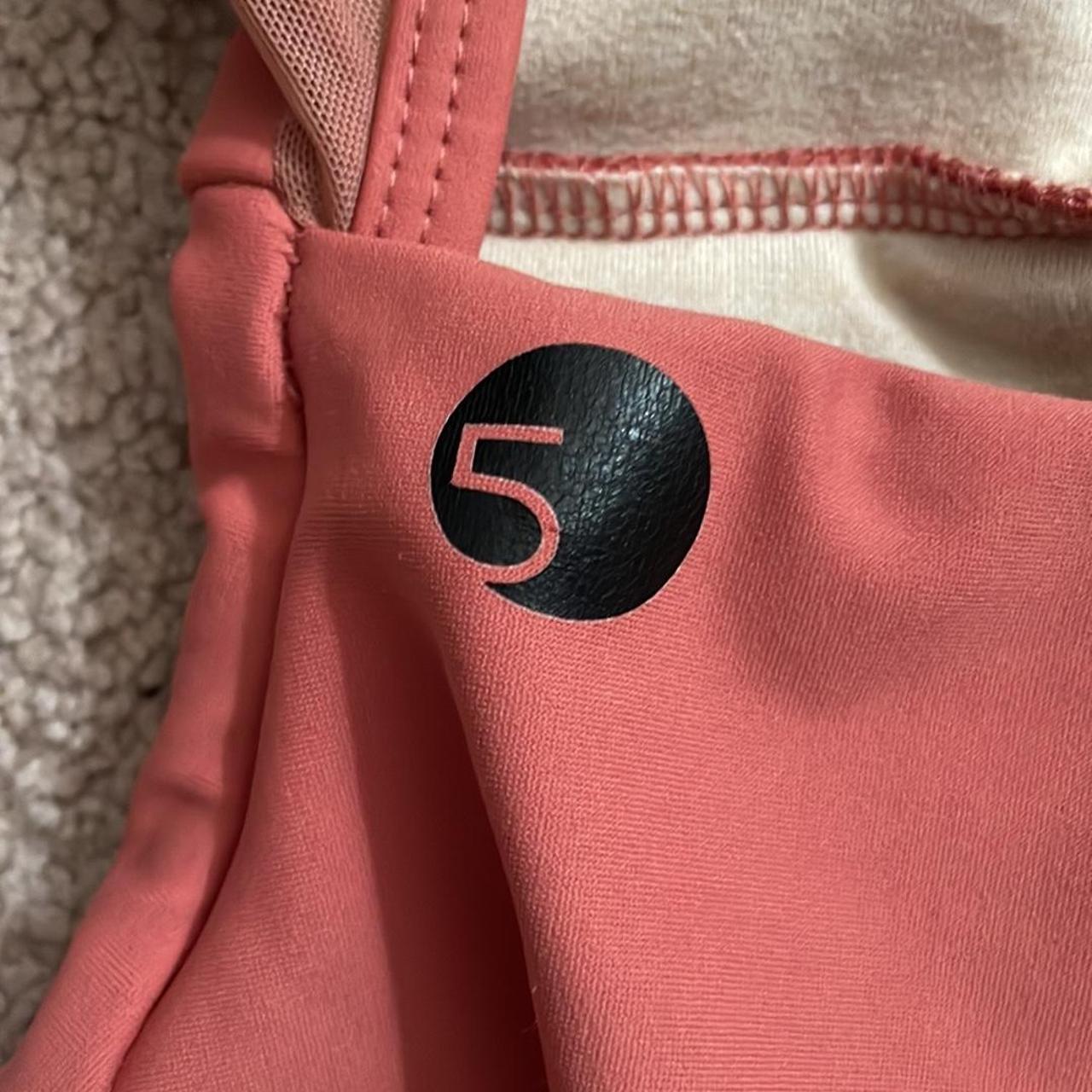 orange five the label leotard - Depop