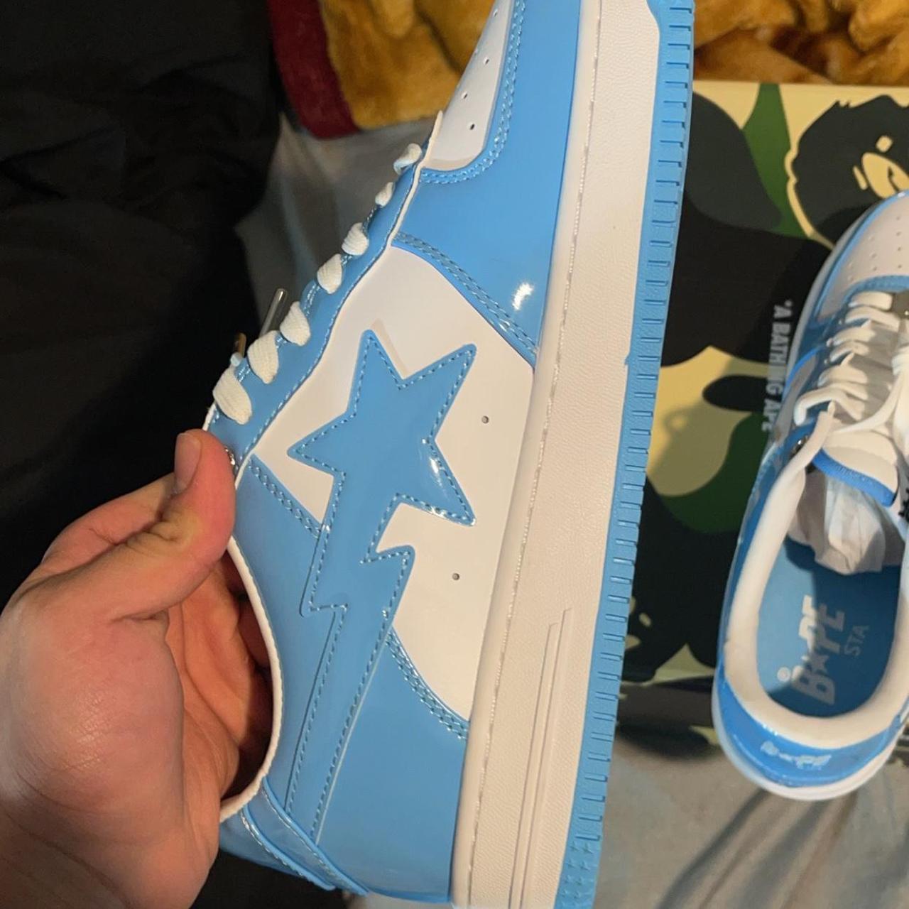Bapesta Shoe Blue size 10 Brand new with box and... - Depop