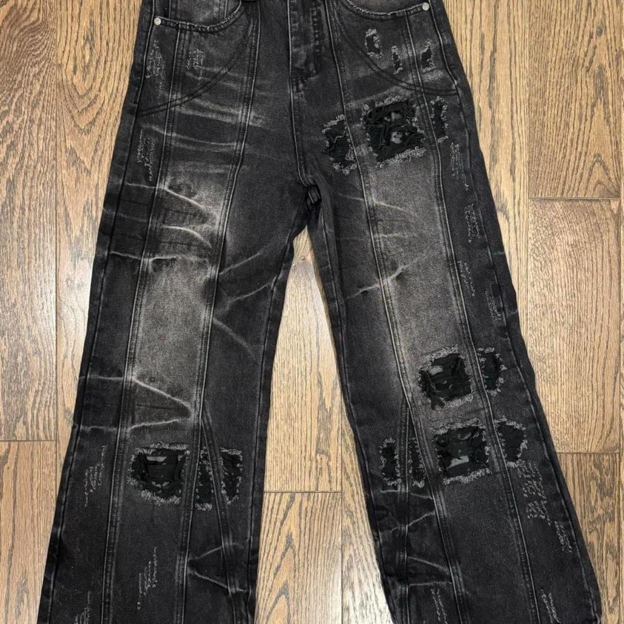 DITCH LA CHEETAH TORN DENIM brand new, never... | Depop