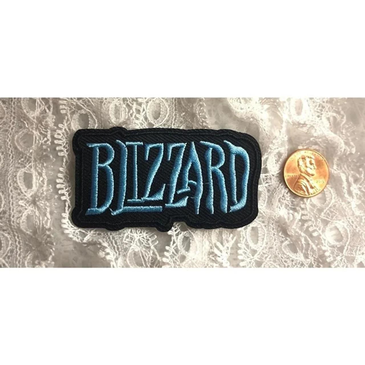 Iron on Patch Blizzard -F Brand new Measurement:... - Depop