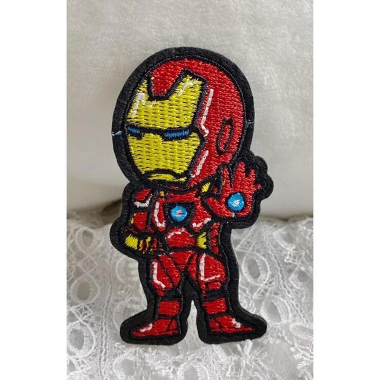 Iron on PATCH marvel Iron man -M Brand... - Depop