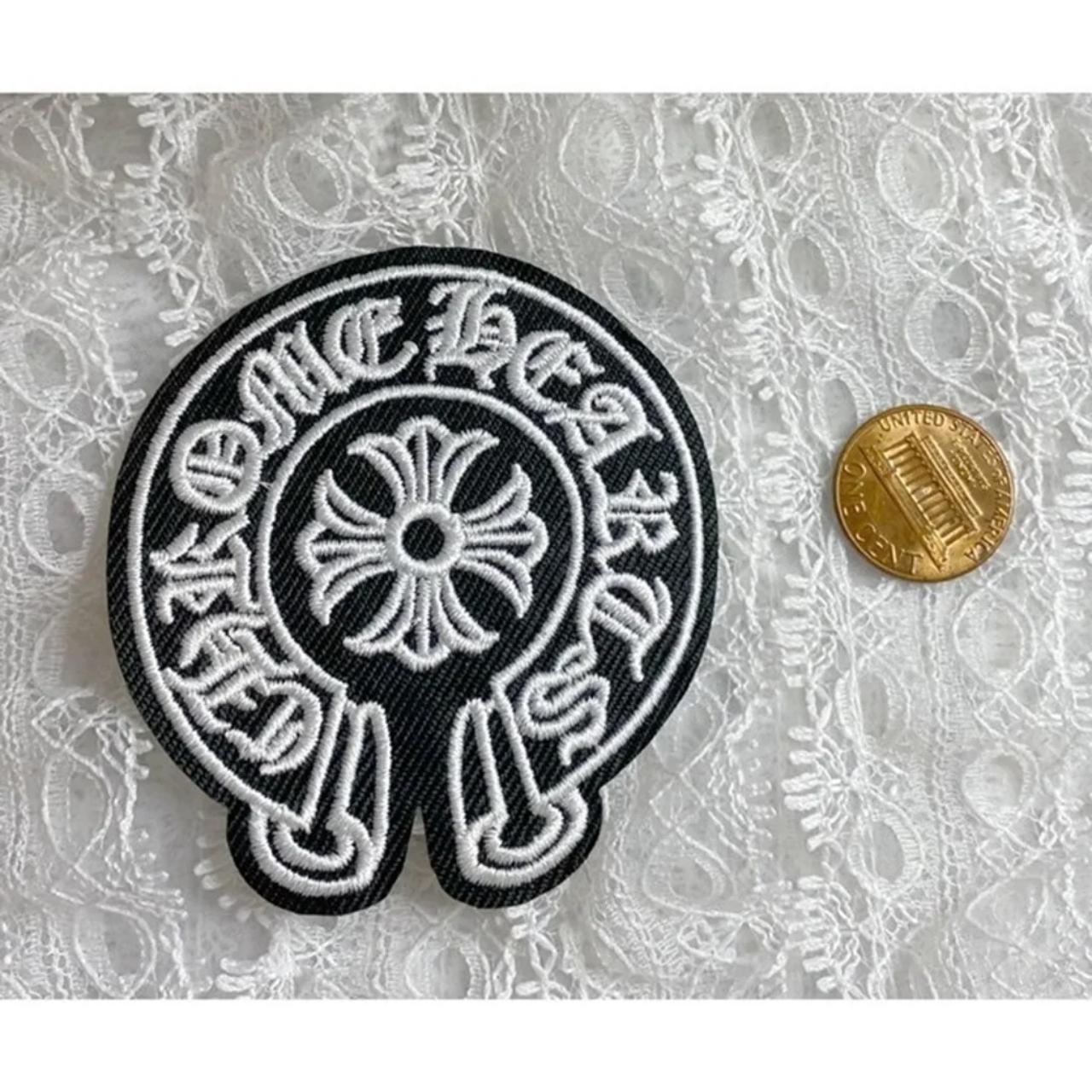 iron on patch Chrome Hearts Brand new Measurement:... - Depop
