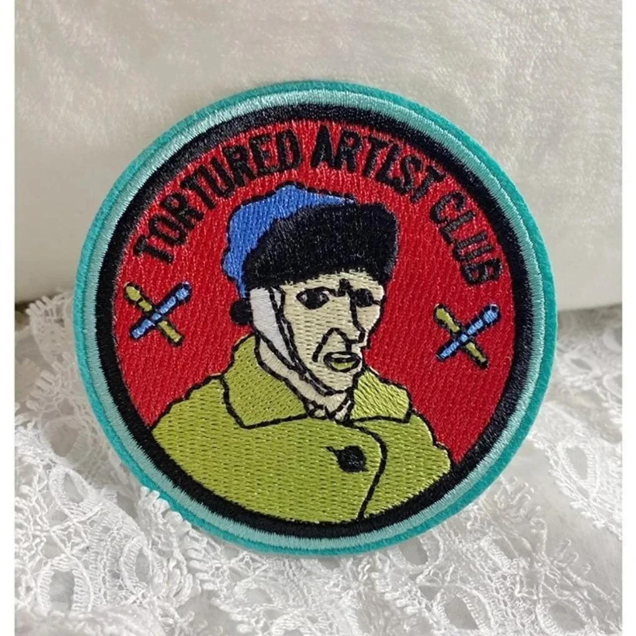 Iron on Patch Tortured Artist Club vangogh -H2 Brand... - Depop