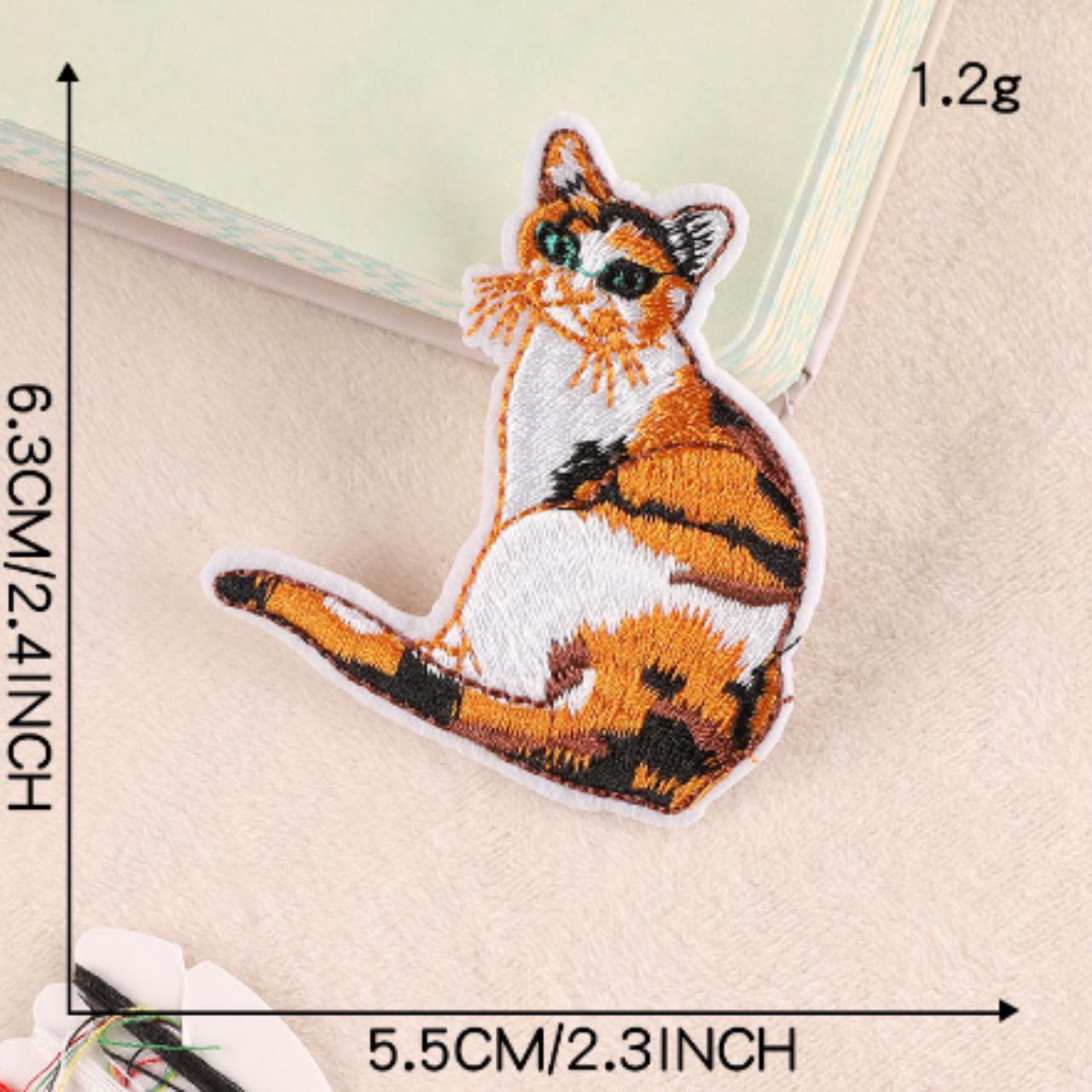 iron on patch calico cat Brand new Measurement:... - Depop
