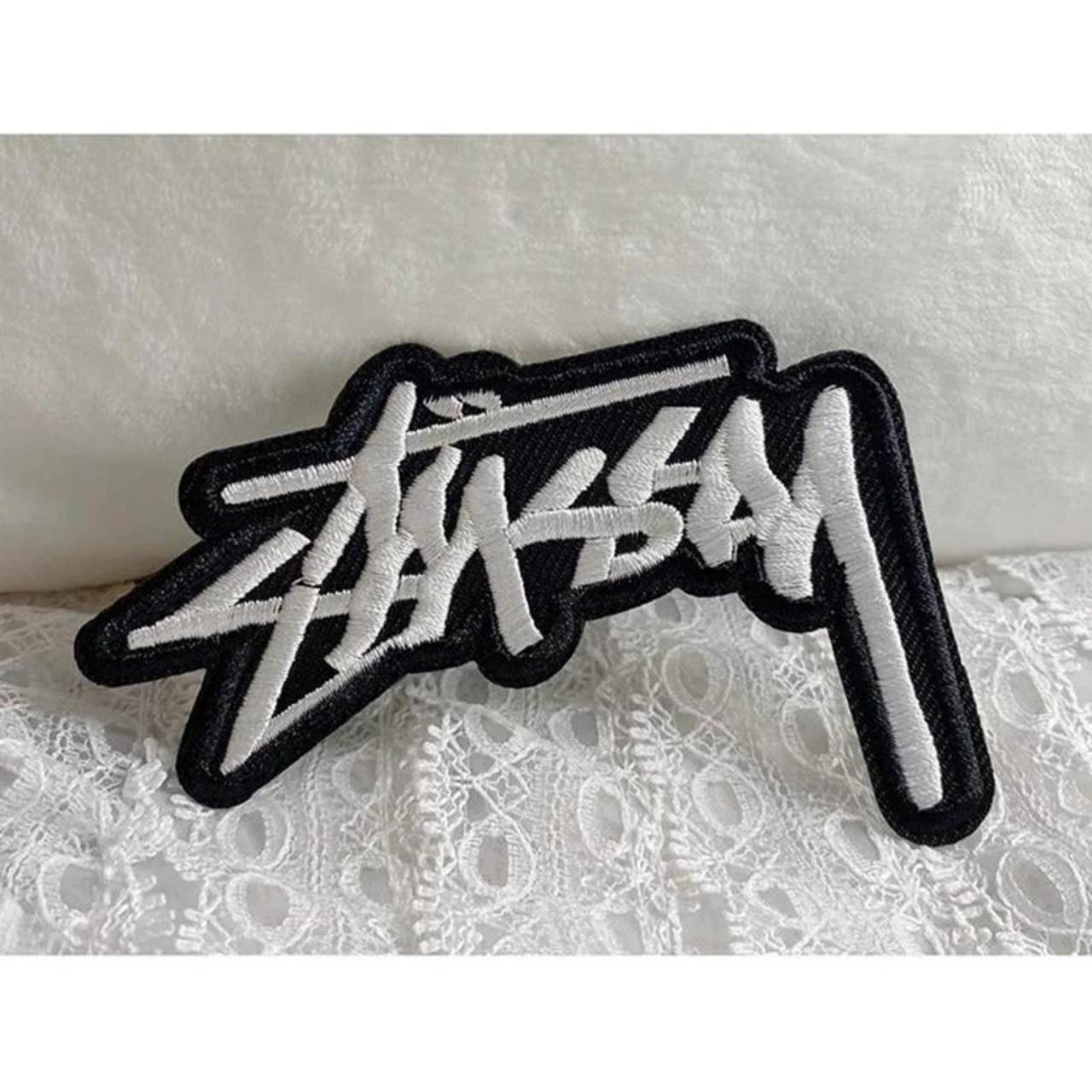 iron on patch Stussy -F2 Brand new Measurement:... - Depop