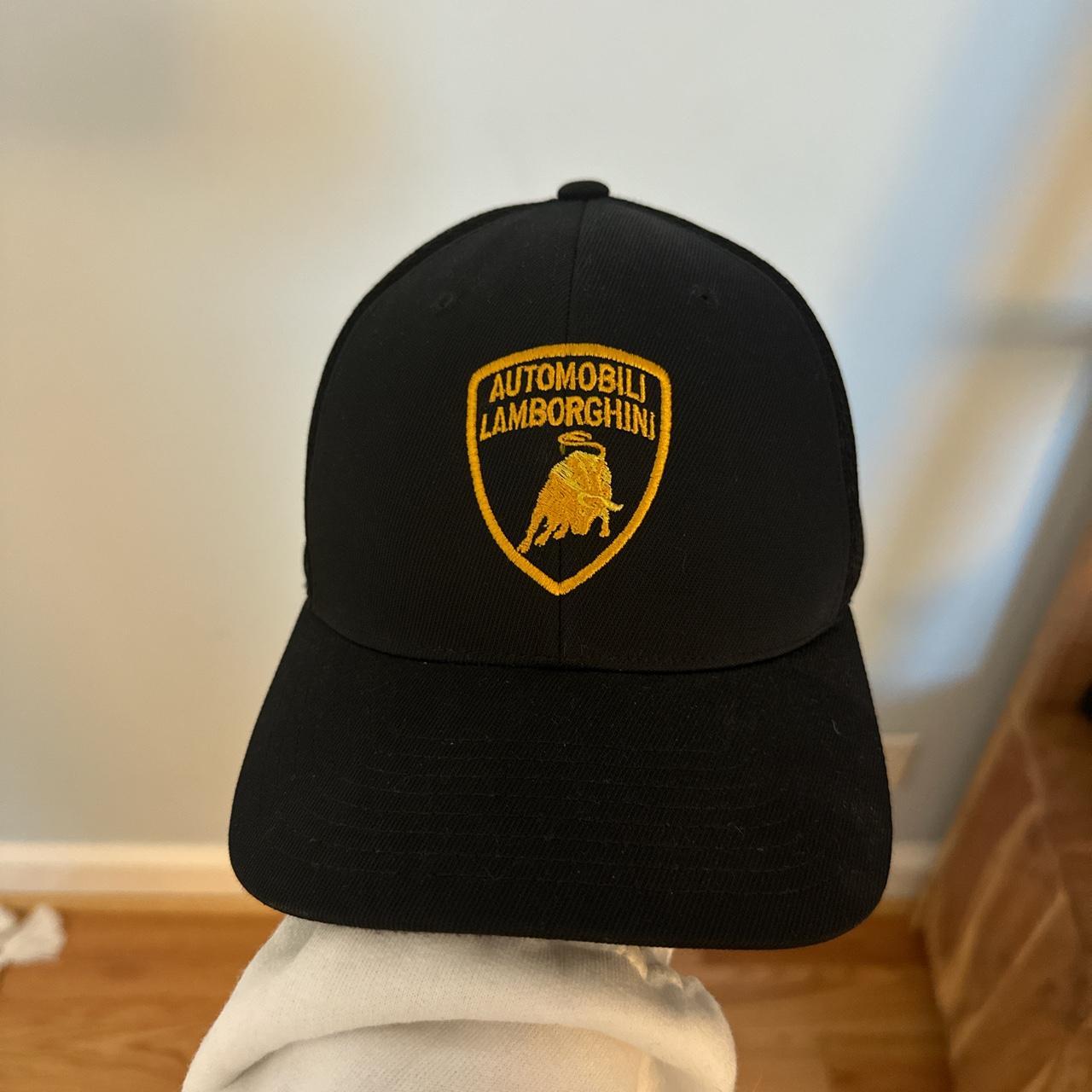 Black Lamborghini cap like new #lambhorhini #streetwear - Depop