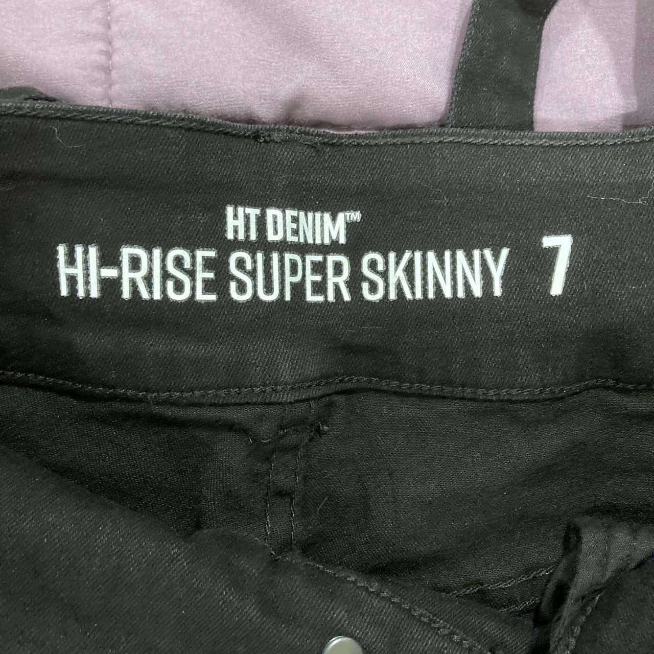 Hot Topic Denim HI-Rise Super Skinny Size... - Depop