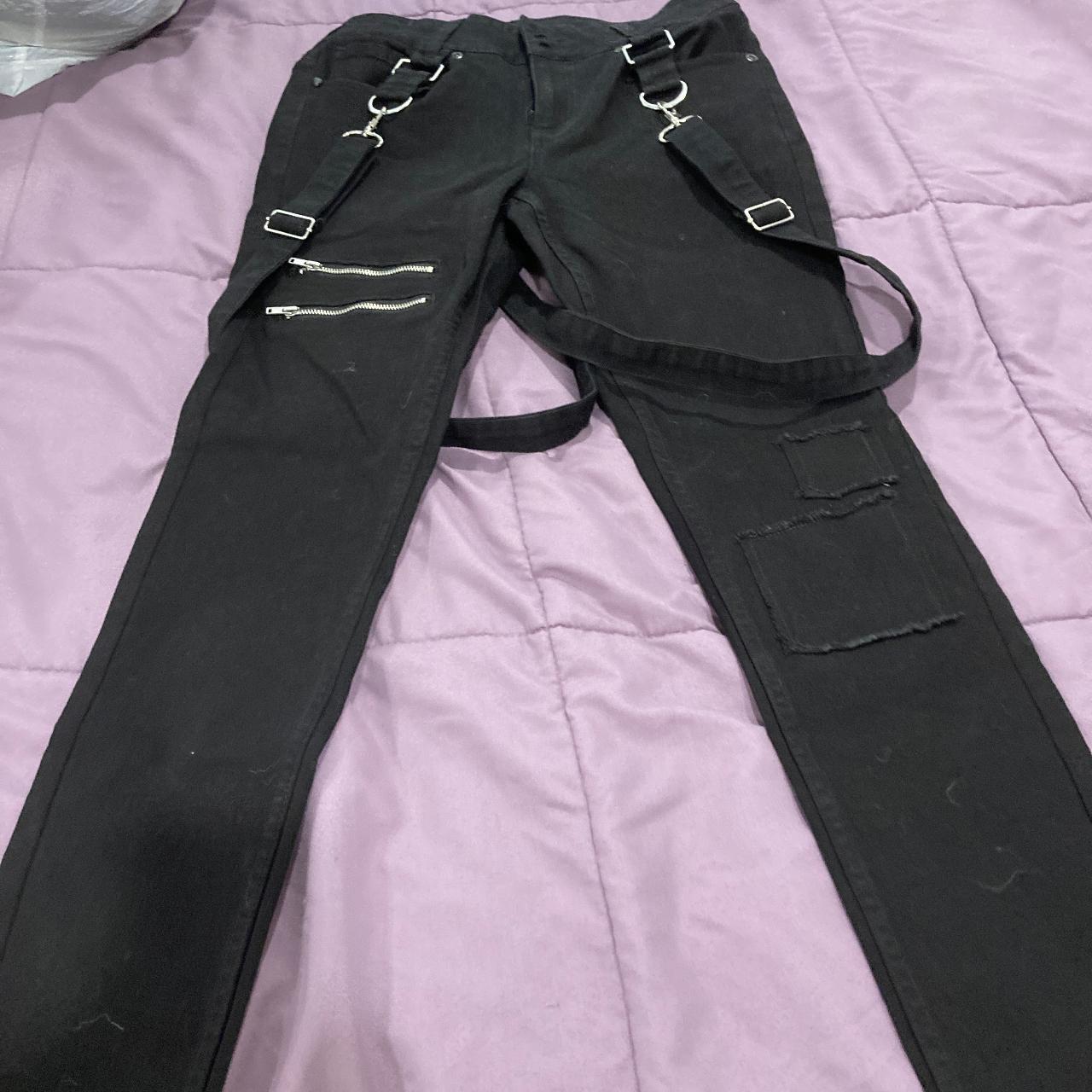 Hot Topic Denim HI-Rise Super Skinny Size... - Depop