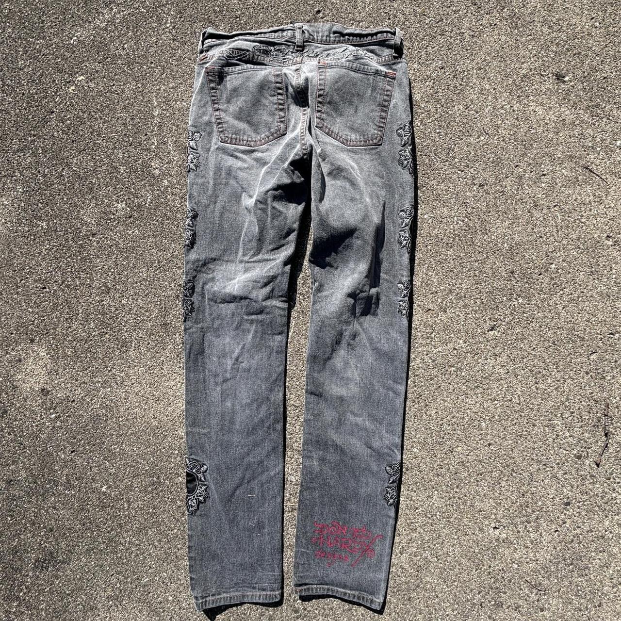 Slim Ed Hardy y2k women’s jeans These jawns have... - Depop