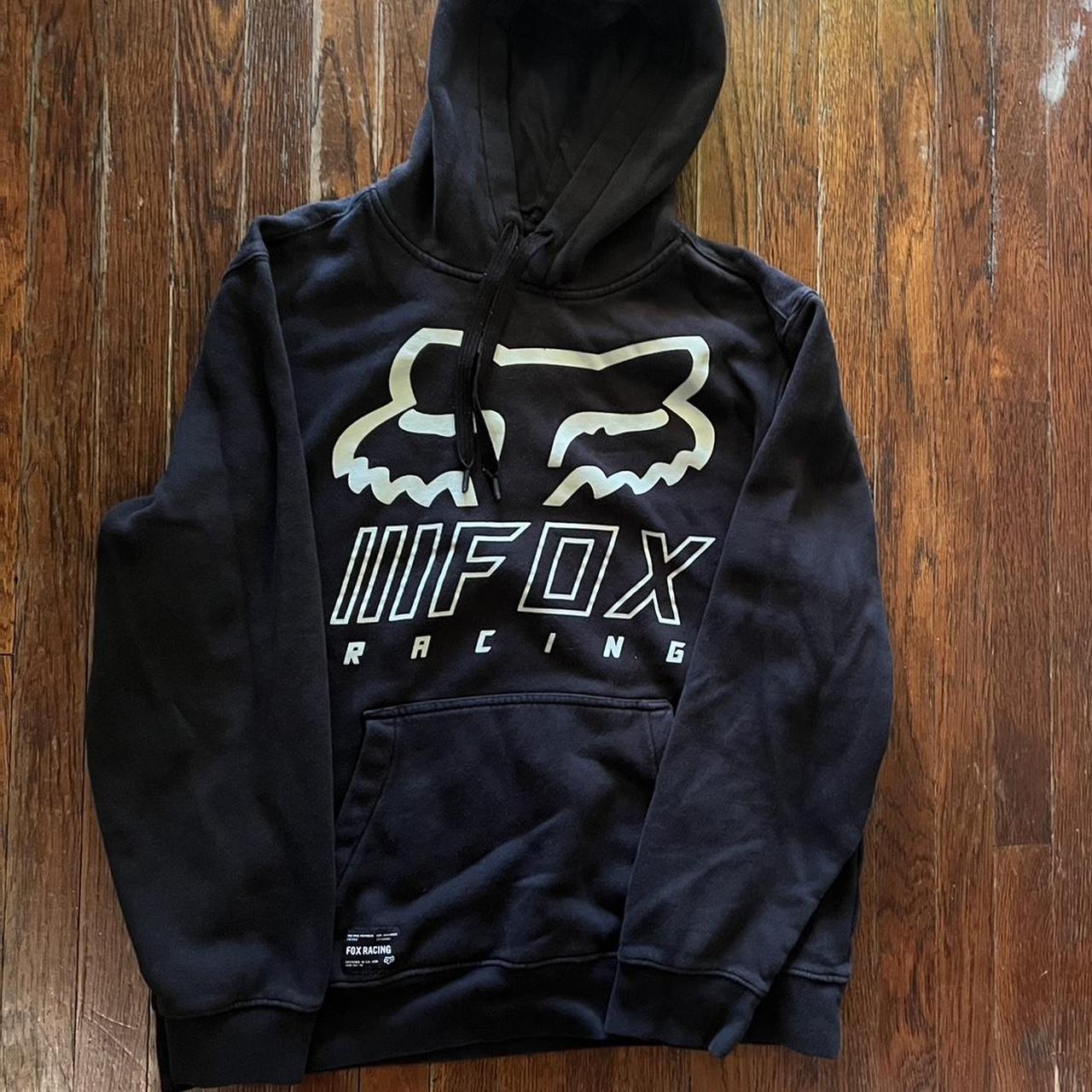 Fox racing hoodie Size Large - Depop
