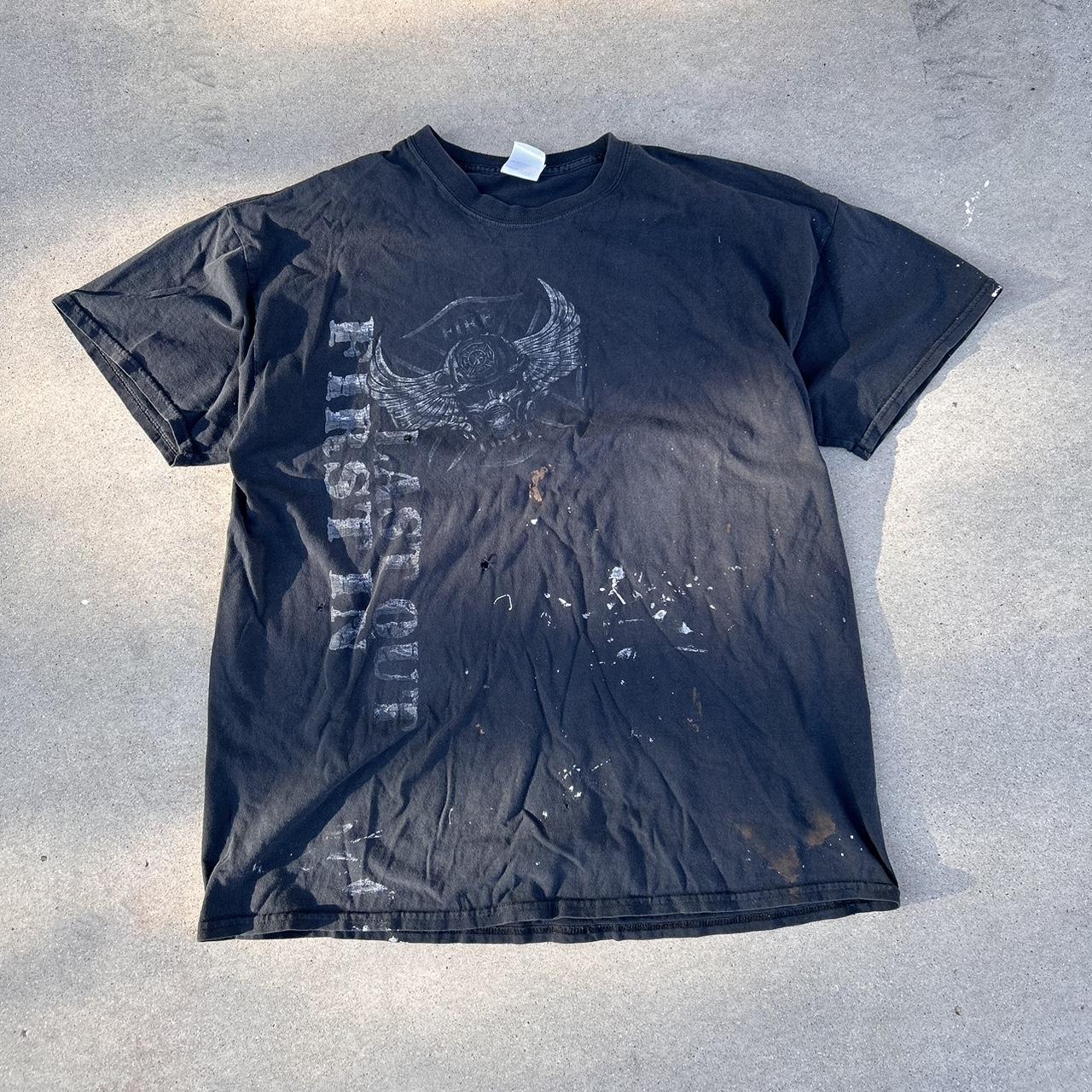 Vintage faded graphic tee shirt! Sick fade and fit!... - Depop