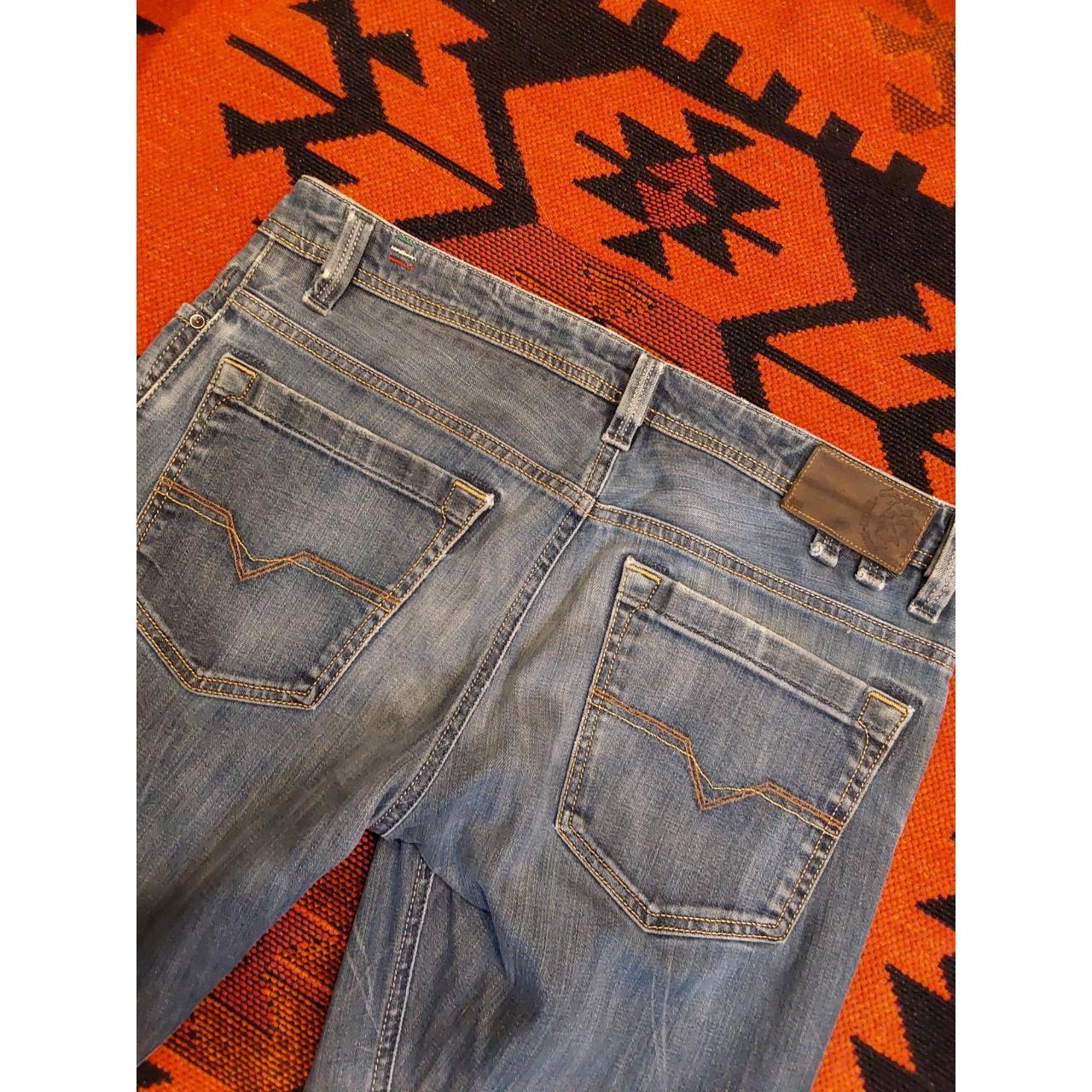 These Diesel Men's Shazor Stretch Jeans in a medium... - Depop