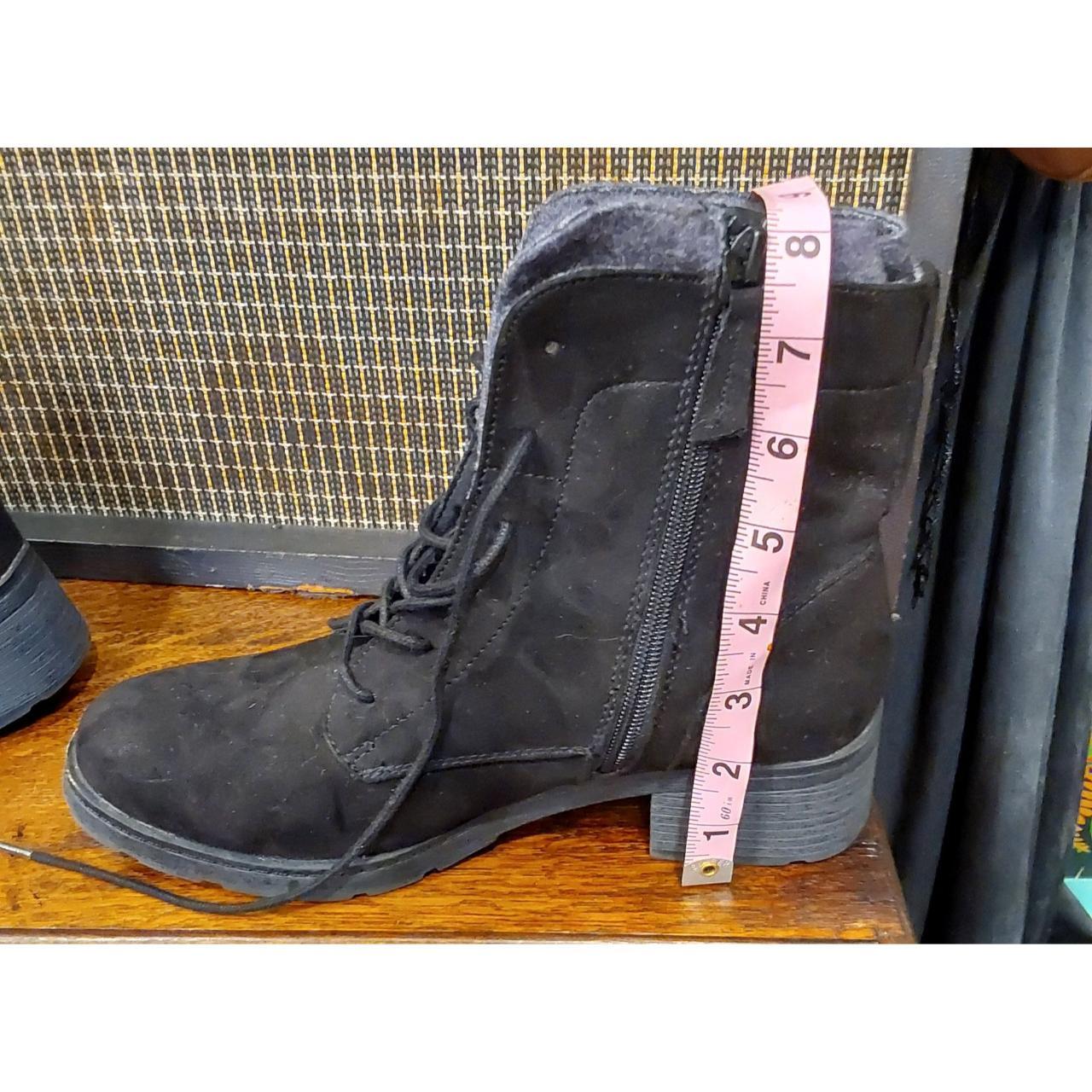 TARGET BLACK Women's Suede Textile Oxford Style... - Depop