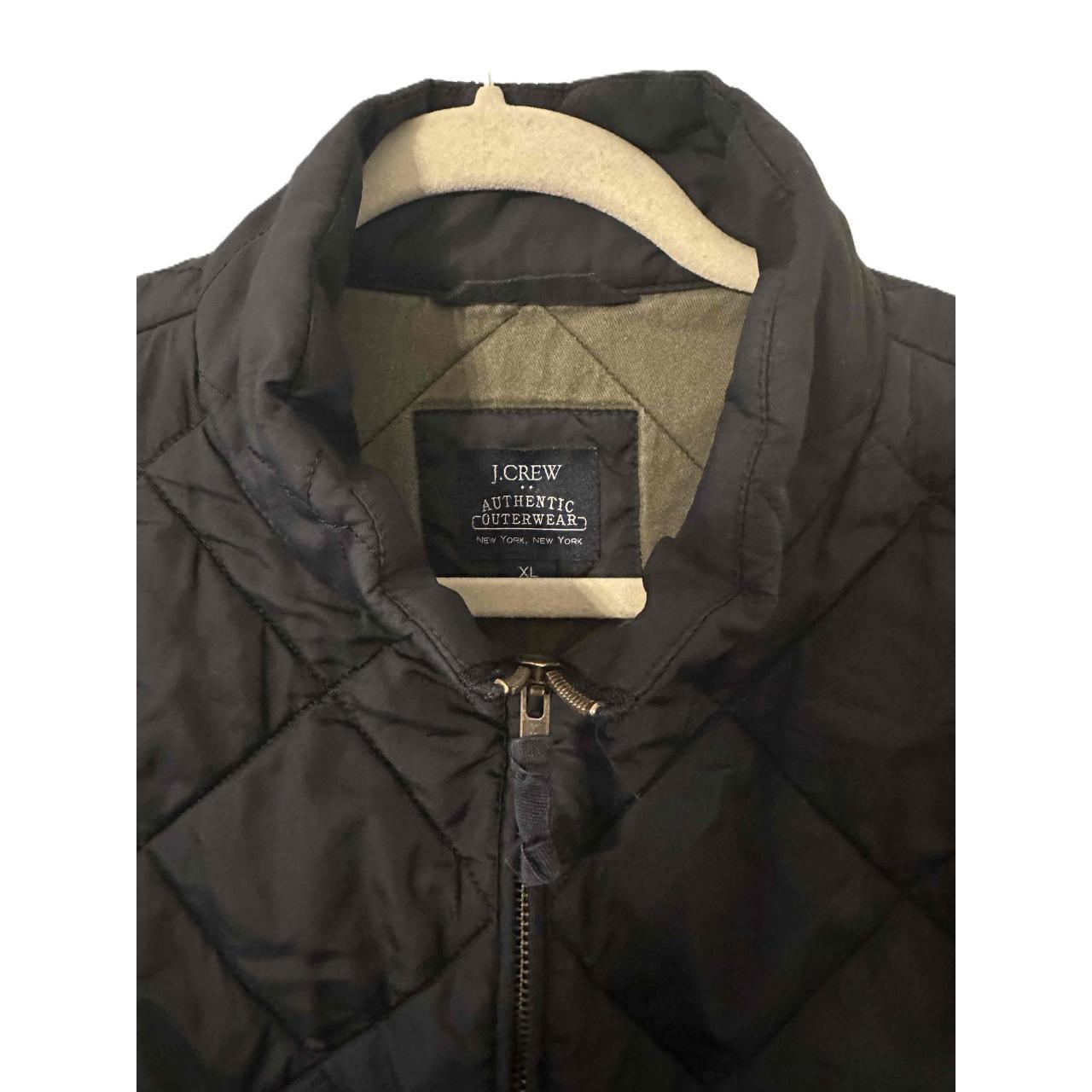 J Crew Authentic Outerwear Vest Mens Size XL Black... | Depop