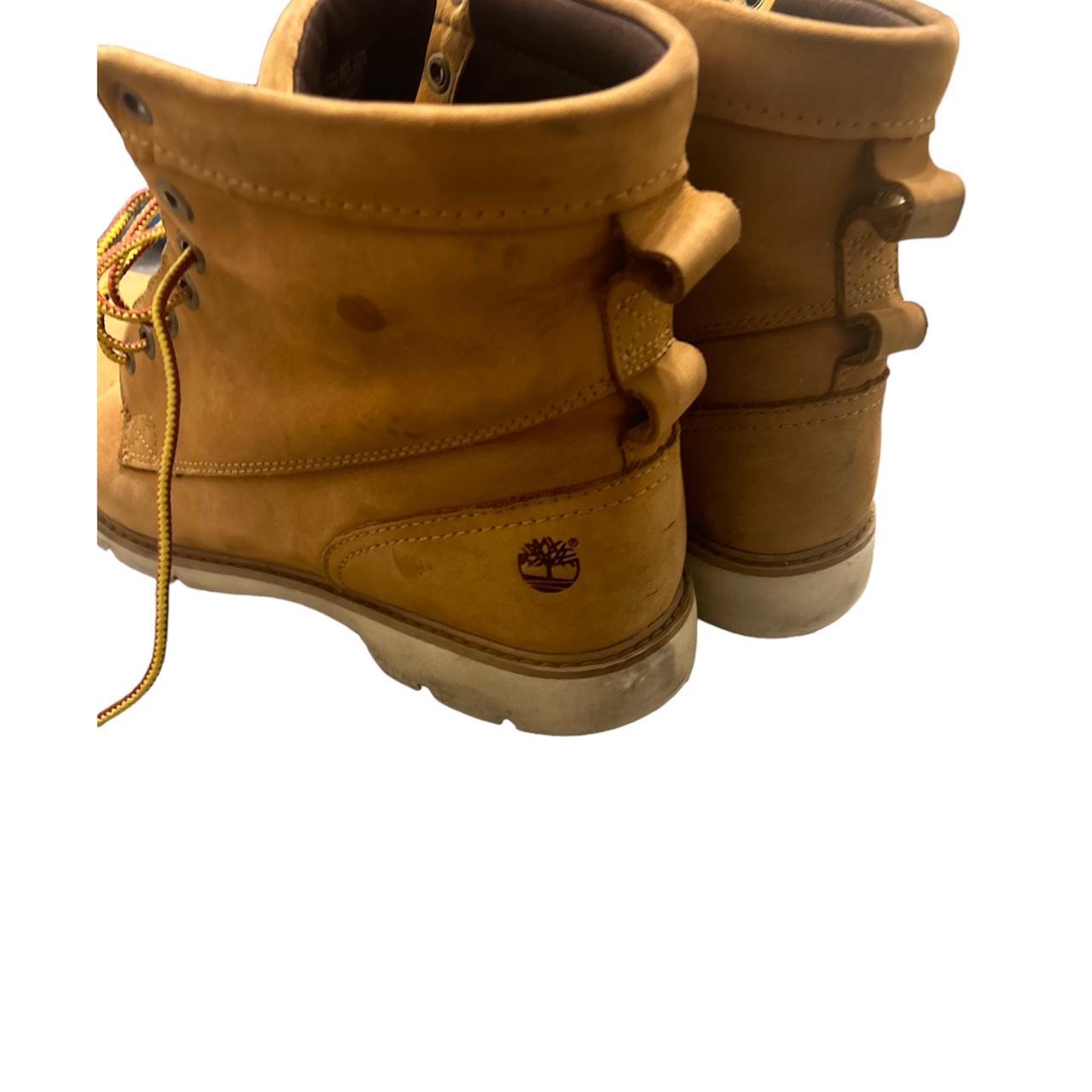 Timberland boots Size 8.5 W Some stains but it looks... - Depop