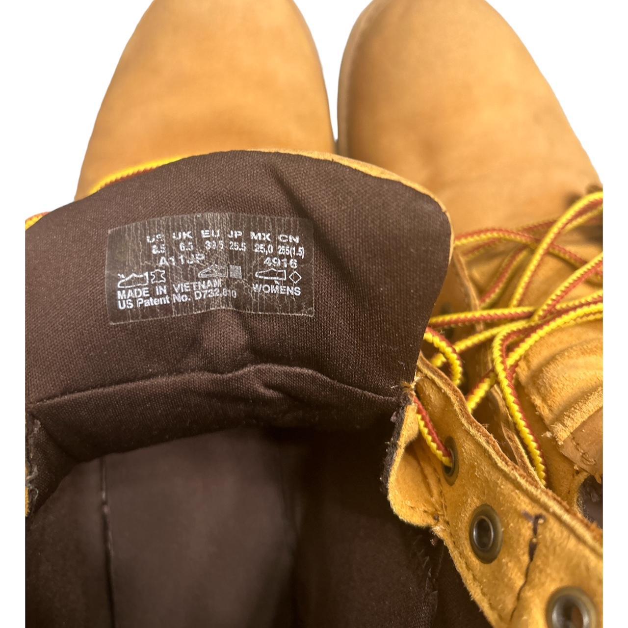 Timberland boots Size 8.5 W Some stains but it looks... - Depop