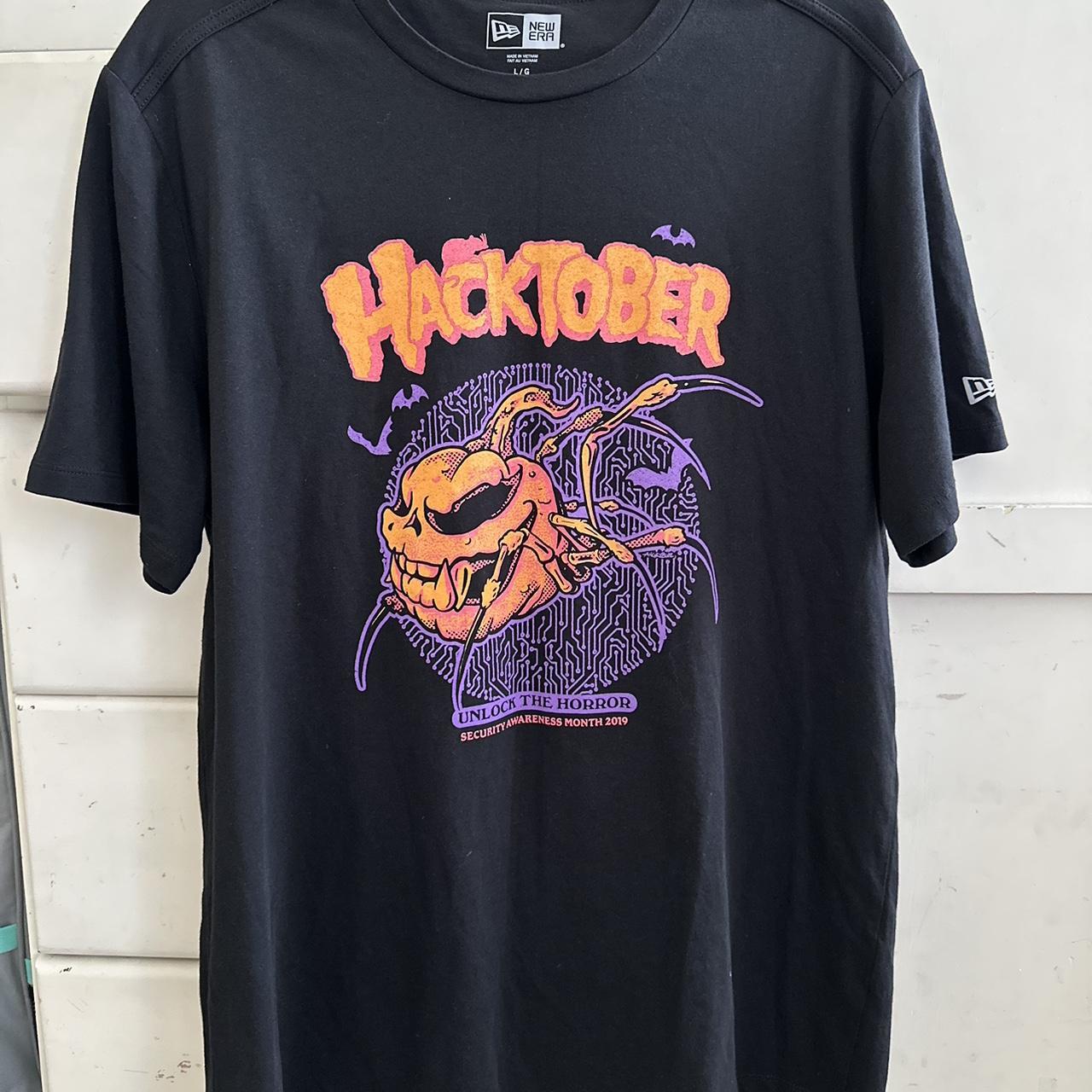 New Era Rare Hacktober Tee In excellent... - Depop
