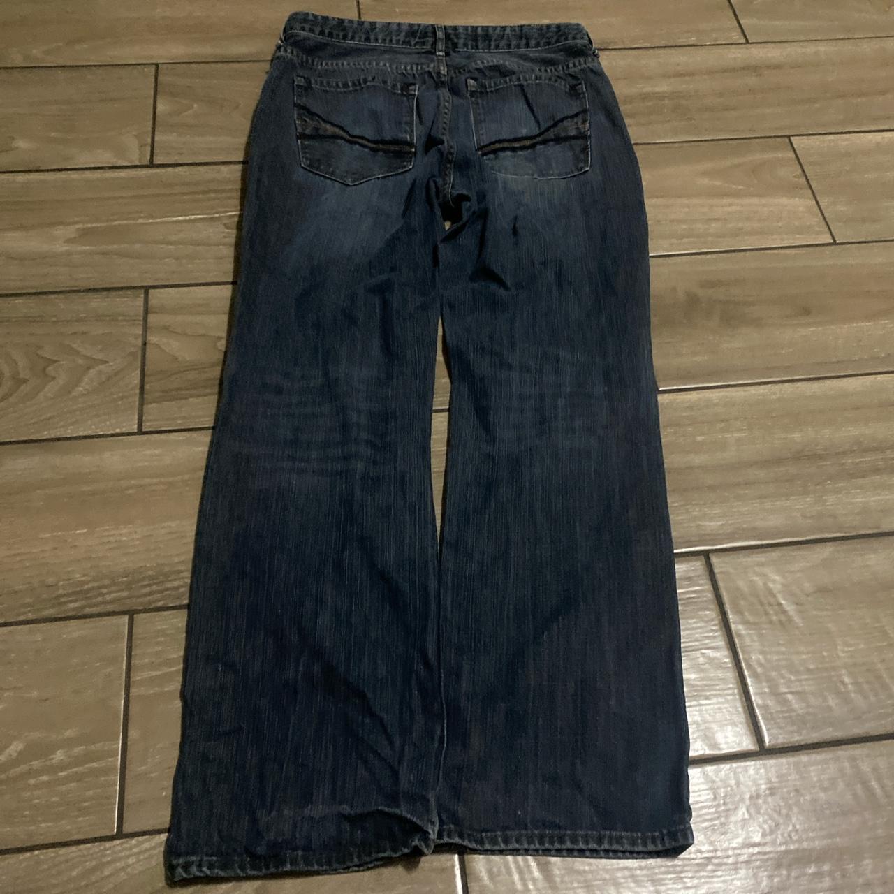 cool embroidered jeans 28x28 - Depop