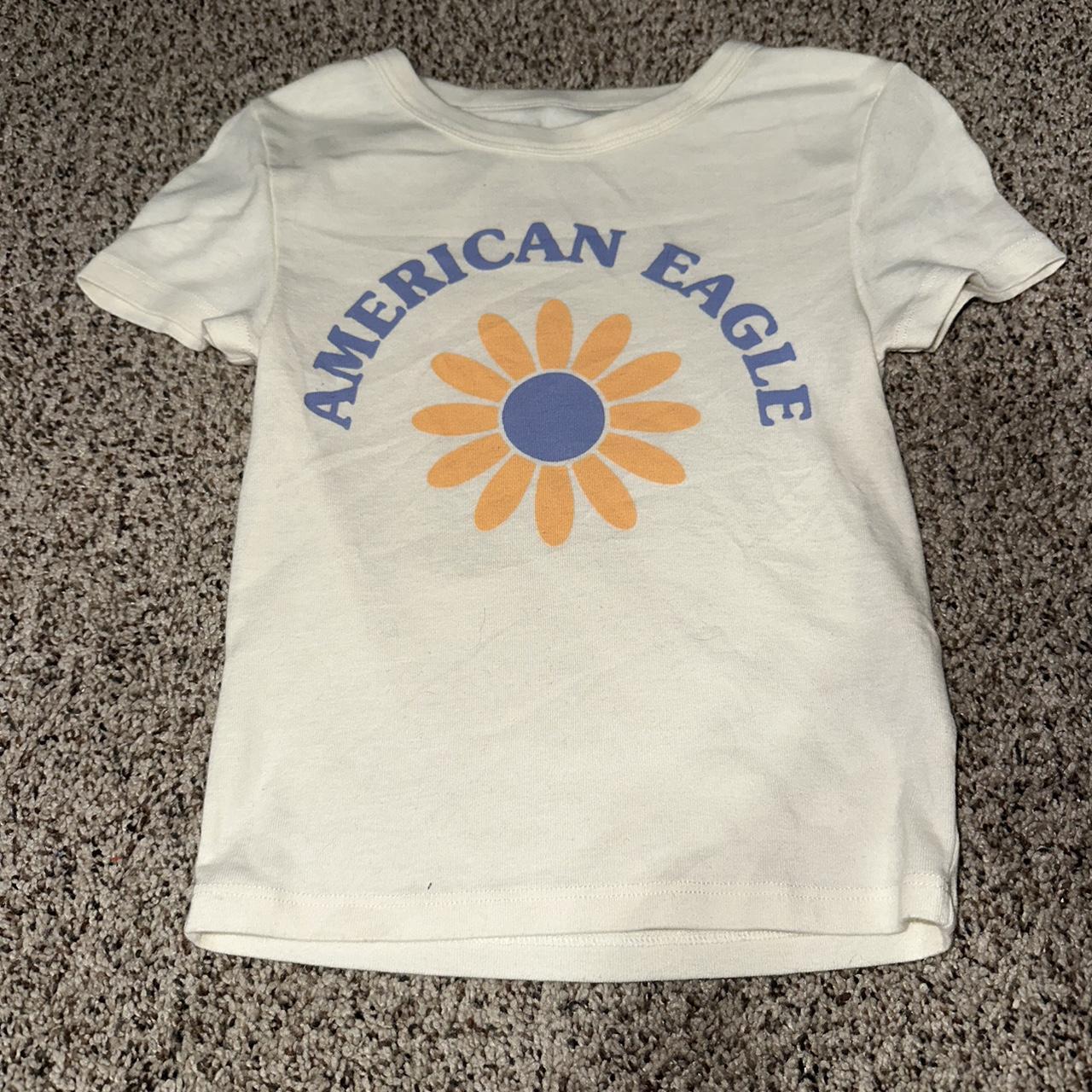 american eagle baby tee - Depop