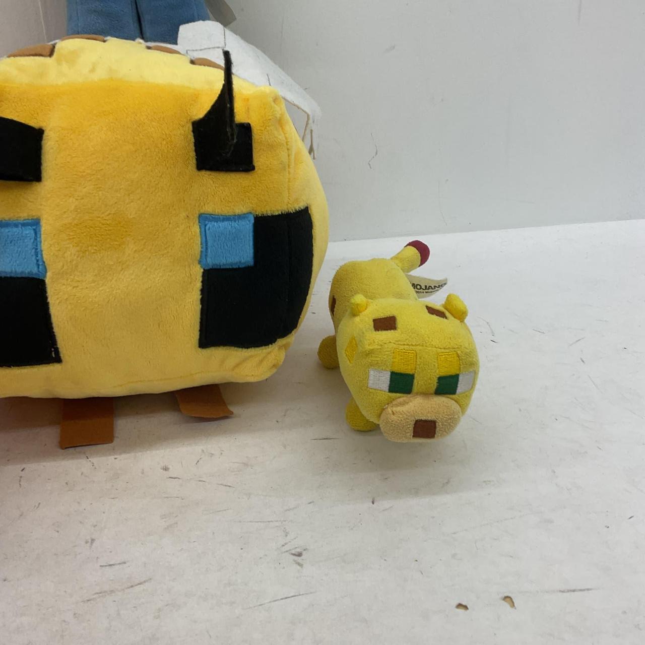 Minecraft Green Man Fox Bee Stuffed Animal Plush Toy... - Depop