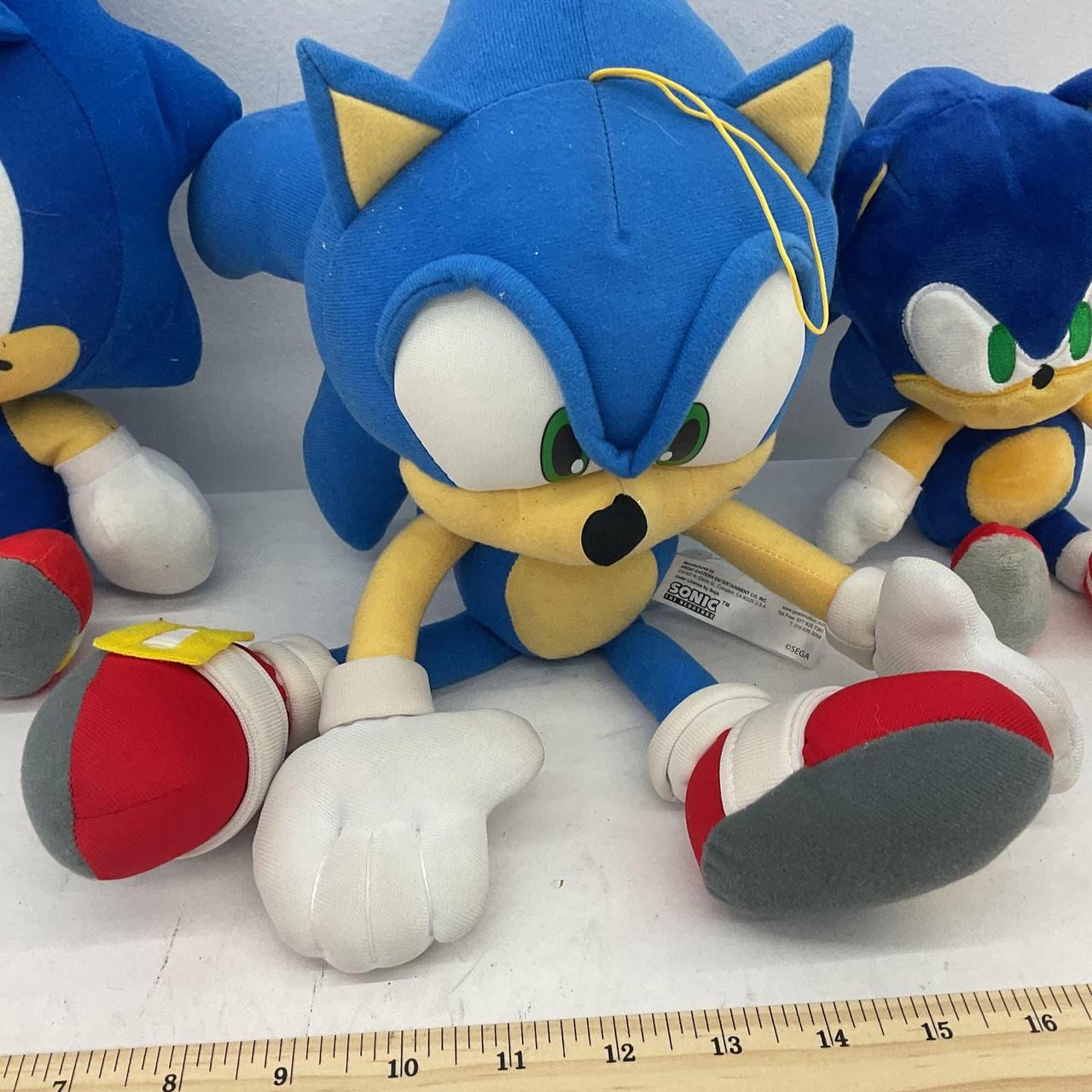 SEGA Sonic The Hedgehog Video Game Blue Stuffed... - Depop
