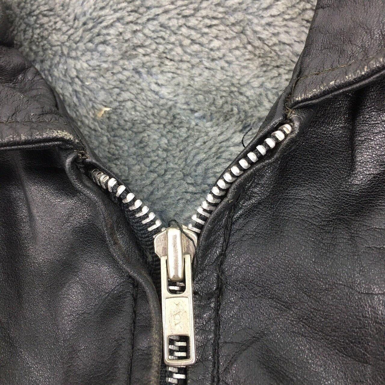 Flying Tigers US Navy Seabees China Black Leather... - Depop