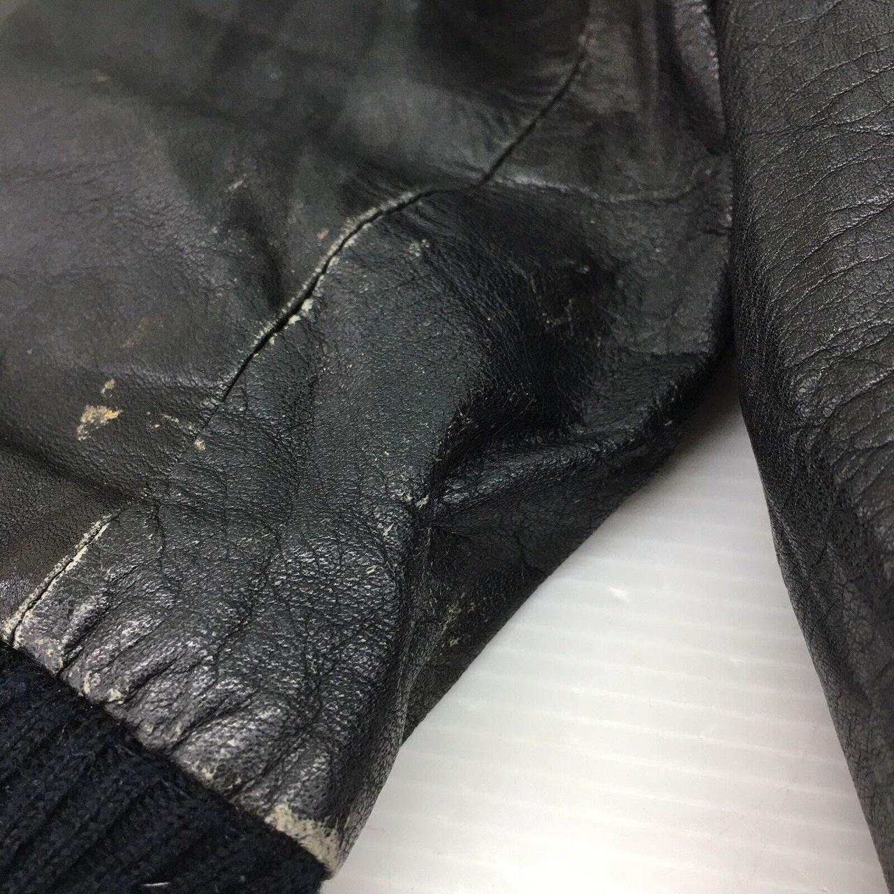 Flying Tigers US Navy Seabees China Black Leather... - Depop