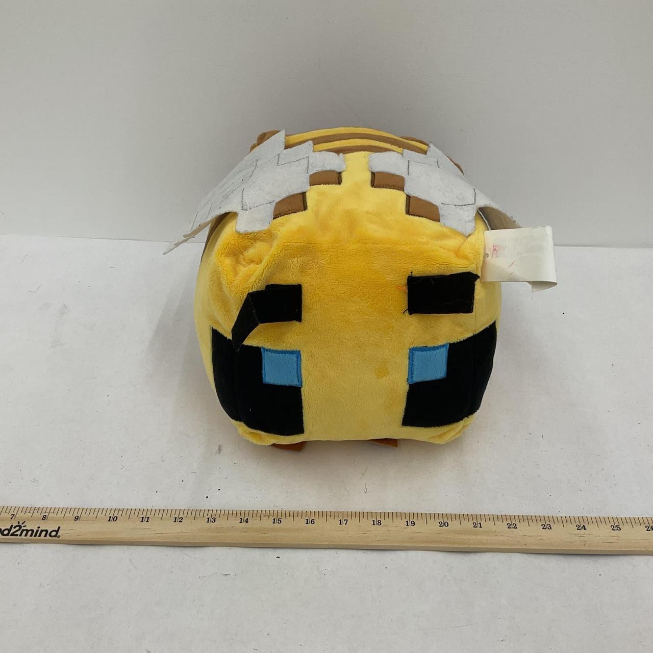 Minecraft Yellow Bee Plush Toy Stuffed Animal -... - Depop