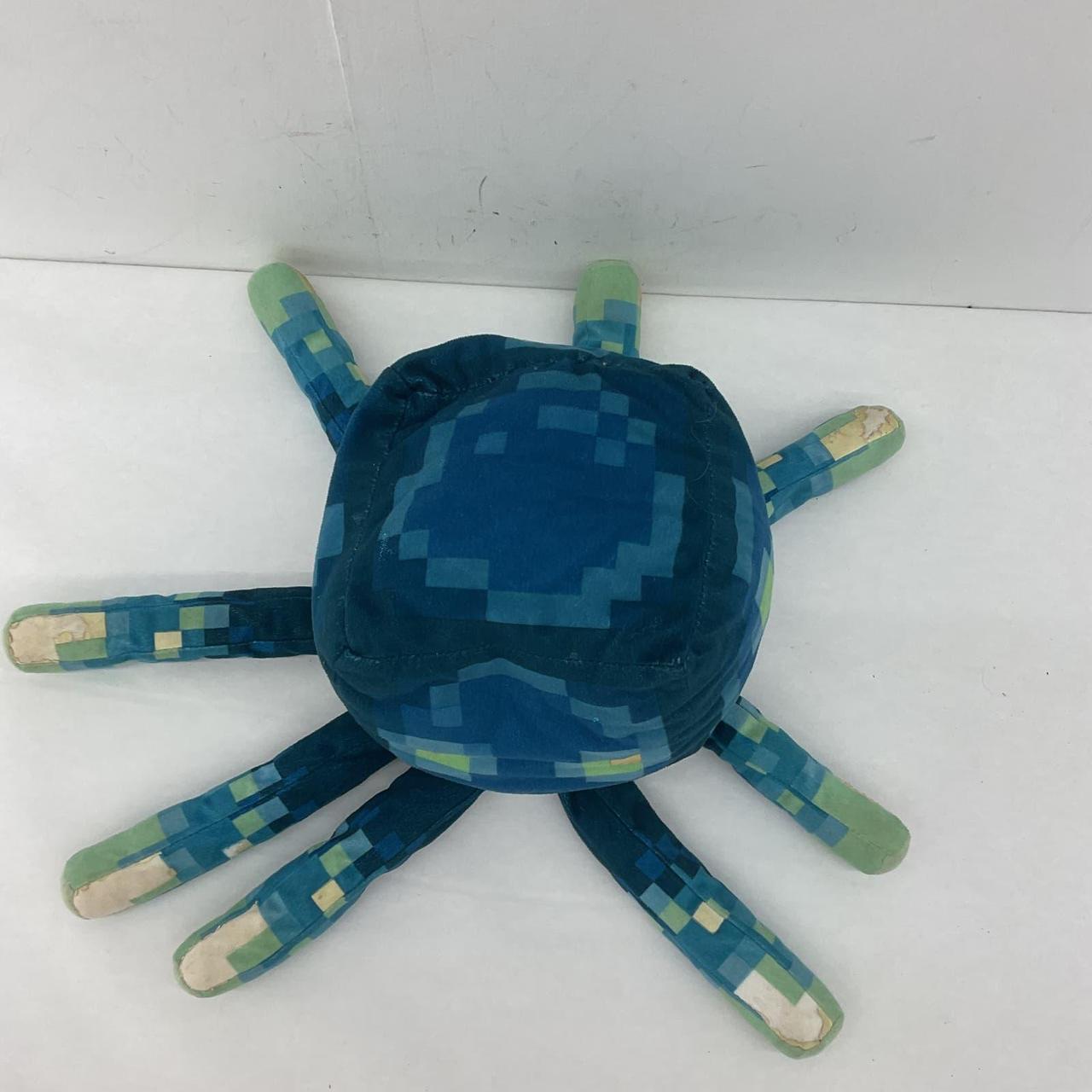 Minecraft Blue Stuffed Animal Toy Octopus Video Game... - Depop