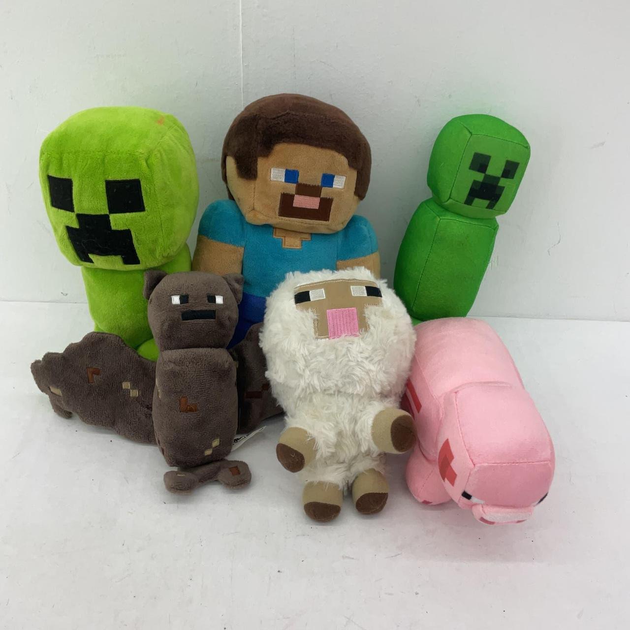 Minecraft Multicolor Stuffed Animal Bat Sheep Pig... - Depop