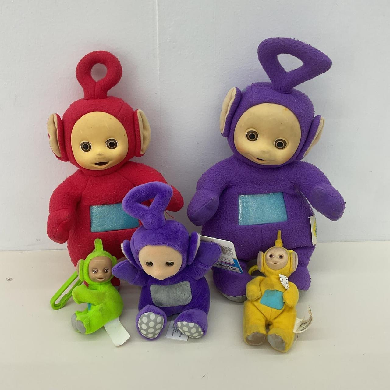 Vintage LOT Teletubbies Plush Dolls Po Laa Laa Tinky