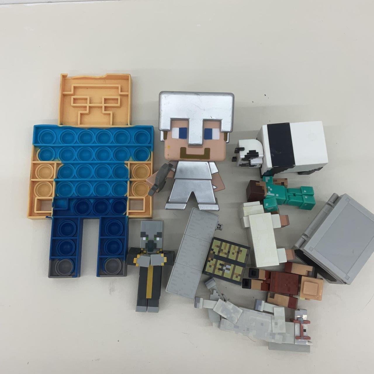 Minecraft Figures Toy Figurines Cake Toppers... - Depop