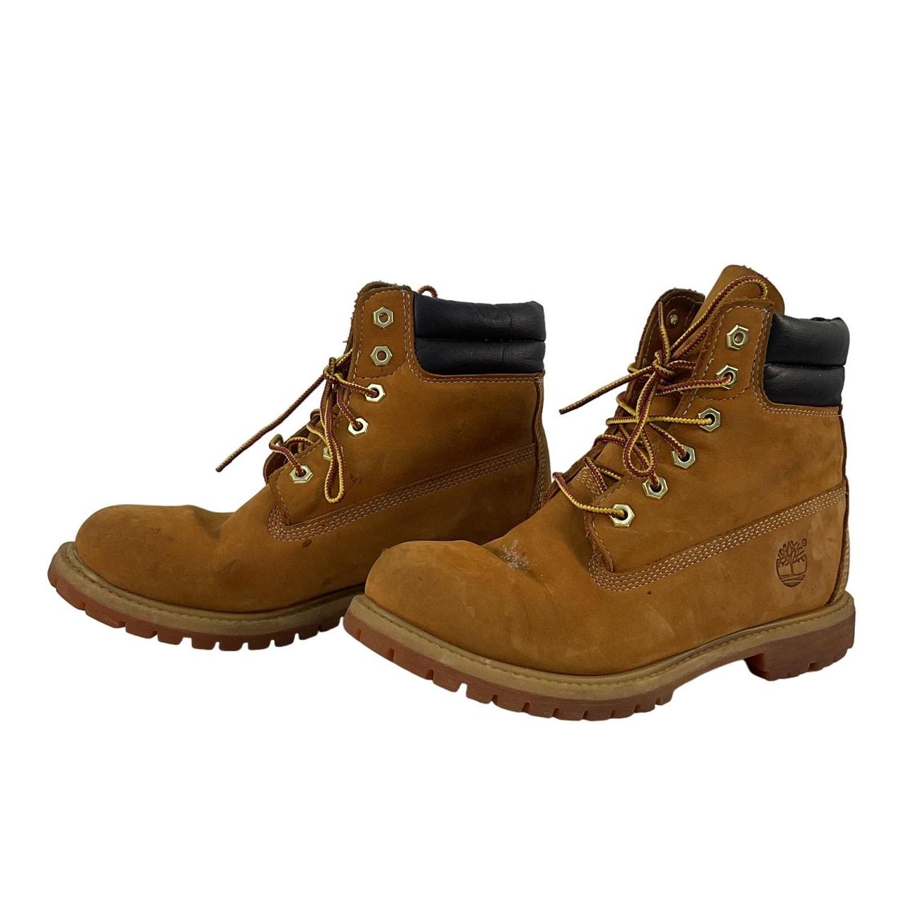 Timberland Brown Nubuck Leather Workwear Combat... - Depop