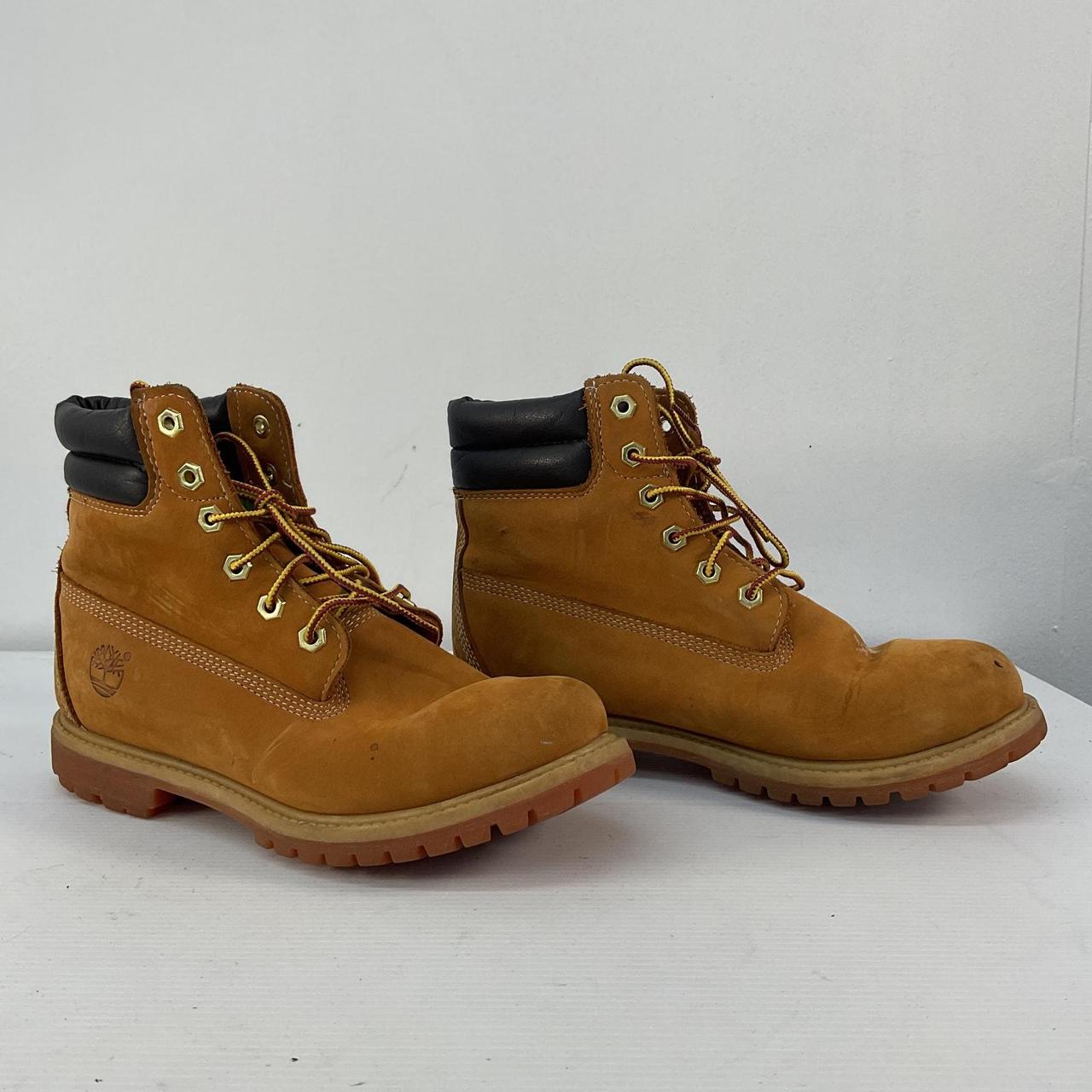 Timberland Brown Nubuck Leather Workwear Combat... - Depop