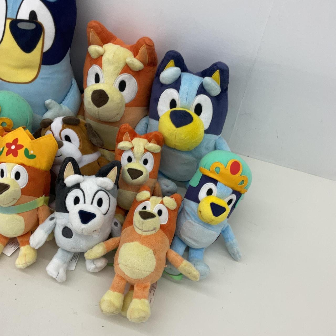 Preowned 5 lbs LOT Mixed Bluey Character Plush Dolls... - Depop