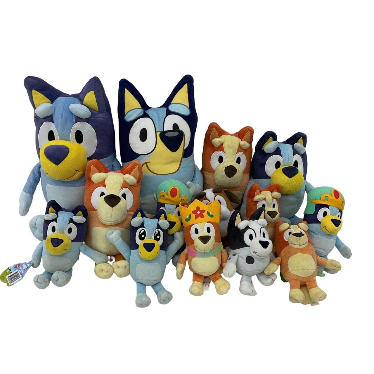 Preowned 5 lbs LOT Mixed Bluey Character Plush Dolls... - Depop