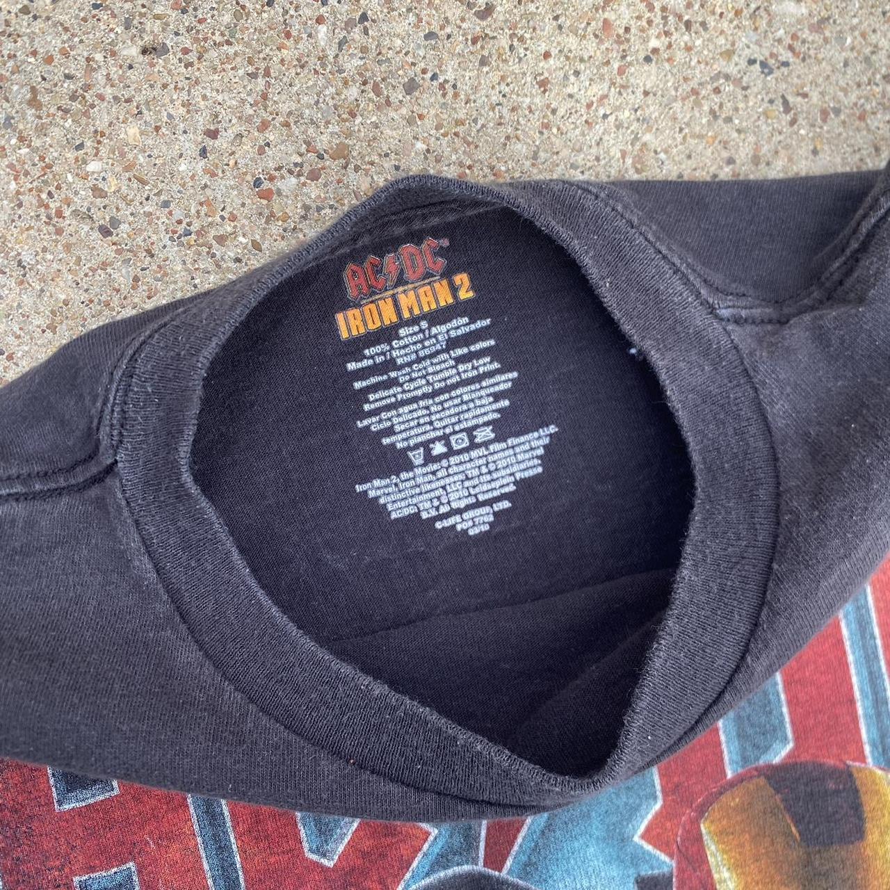 Awesome AC/DC Iron Man 2 Tee Very Good Condition... - Depop